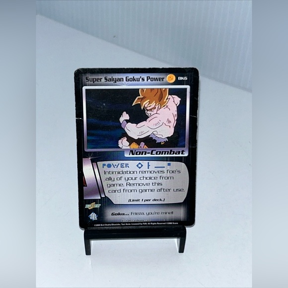 Score | Toys | Dragon Ball Z Super Saiyan Gokus Power Ccg Promo Card ...